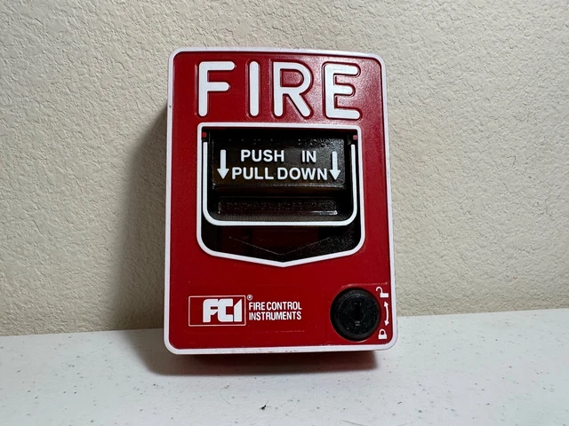 GAMEWELL FCI MS-7AF Fire Alarm Addressable Pull Station £41.36 ...