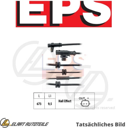 WHEEL SPEED SENSOR FORD FIESTA/VI/Van ECOSPORT/SUV KA+ FIGO/ASPIRE 1.6L ...