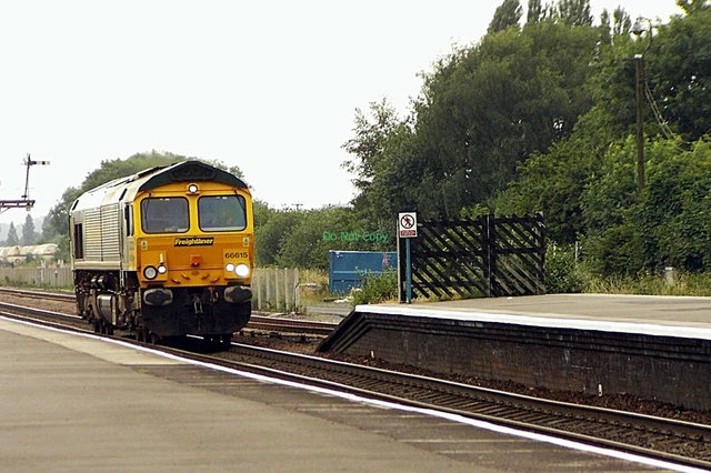 C3 6X4 GLOSSY Photo Freightliner Class 66 66615 @ Barnetby £1.00 ...