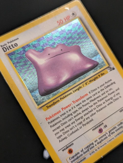 POKEMON TCG - Ditto 3/62 Fossil Set - Holo Rare - WOTC EUR 3,35 - PicClick FR