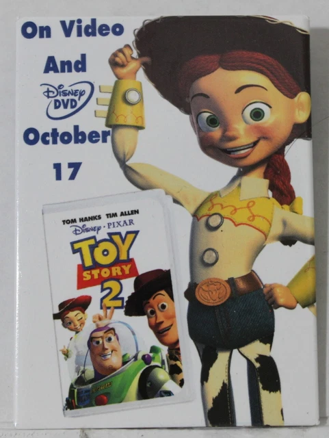 TOY STORY 2 Button Jessie Disney Pixar Movie Video DVD 2000 14784 £11. ...