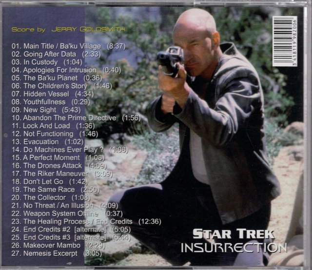 JERRY GOLDSMITH STAR Trek Insurrection Limited Final Frontiere (2006 ...