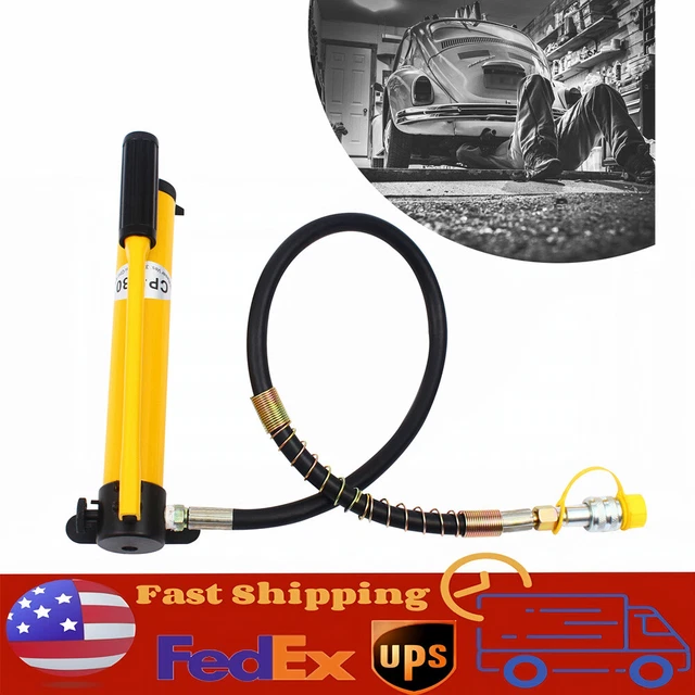 10TON 10000PSI PORTABLE High Pressure Hydraulic Hand Pump Manual ...