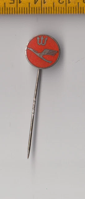 VINTAGE EMAILLE DLH Deutsche Lufthansa Airlines Pin Abzeichen Logo ...