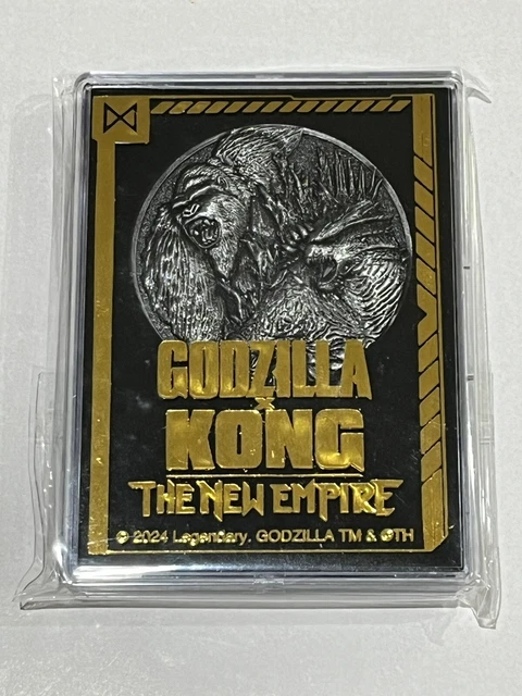 2024 GODZILLA X Kong The New Empire Metal Coin Medallion In Case Japan ...