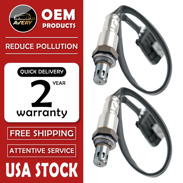 2X UPSTREAM & Downstream O2 Oxygen Sensor For Buick Chevrolet GMC Isuzu ...