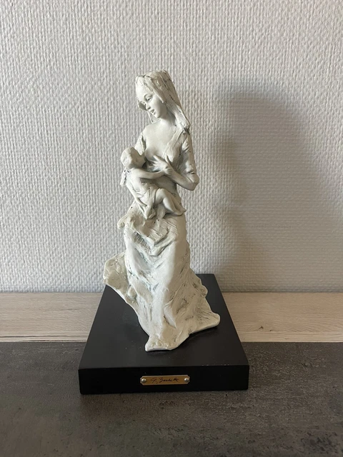 MAGNIFIQUE STATUE DE La Vierge Marie signée Giovanni barbetta EUR 180 ...