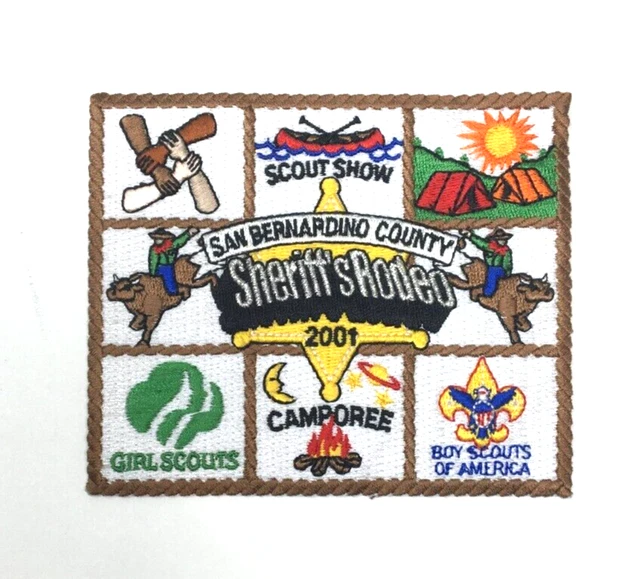 PATCH GSA BSA Boy Scouts 2001 Sheriff's Rodeo San Bernardino County ...
