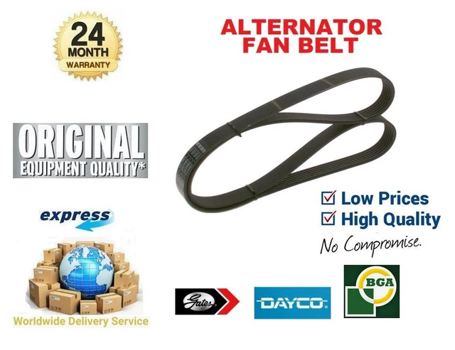 ALTERNATOR FAN BELT V-RIBBED for VW POLO 1.4 TDI 2001-2005 (6 V-RIBS) £ ...