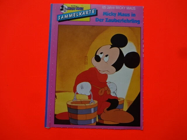80ER JAHRE & Sammelkarte " Micky Maus - Micky Zauberlehrling EUR 1,00 ...