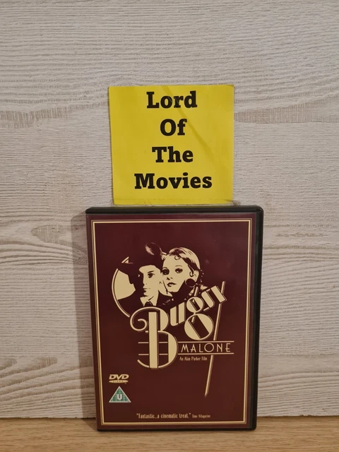 BUGSY MALONE (DVD, 1976) Jodie Foster Musicals & Broadway [Region 2 ...