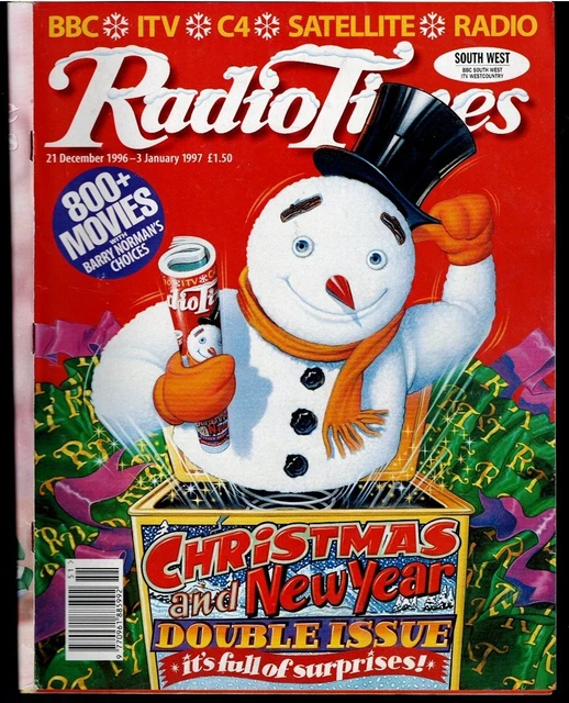 RADIO TIMES CHRISTMAS 21st December 1996 Sylvester Stallone David ...