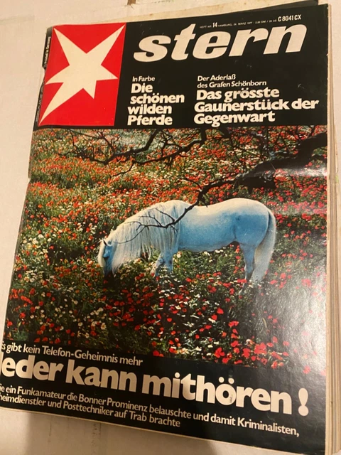 STERN ZEITSCHRIFT 14/1977, Stern Magazin EUR 7,99 - PicClick FR