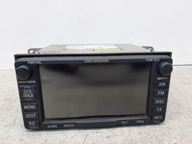 2009 TOYOTA HILUX AN10/20/30 SAT. NAV. UNIT Satellite Navigation Head ...