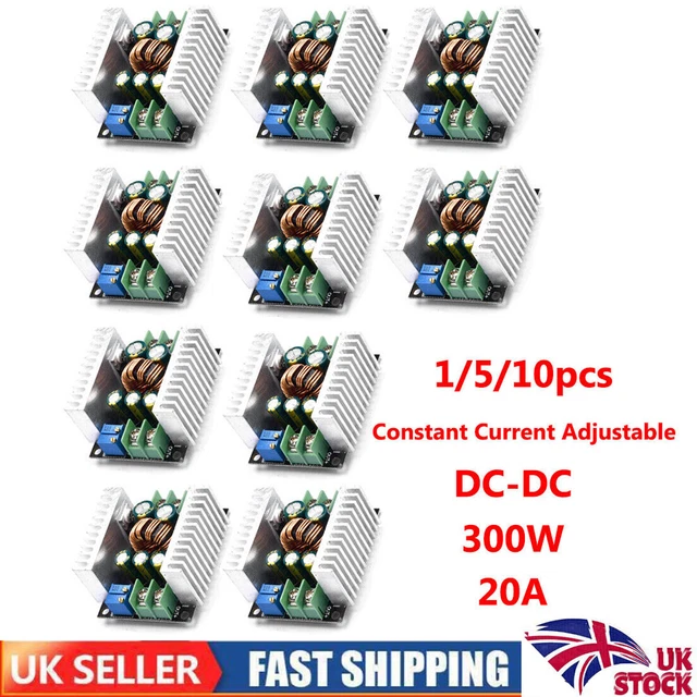 DC-DC BUCK CONVERTER 300W 20A Constant Current Adjustable Step-down ...