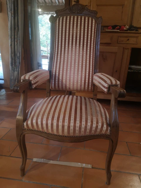 FAUTEUIL CLUB ANCIEN larg 65 cm, prof 70 cm, haut 1,20 m, dossier inclinable EUR 150,00 ...