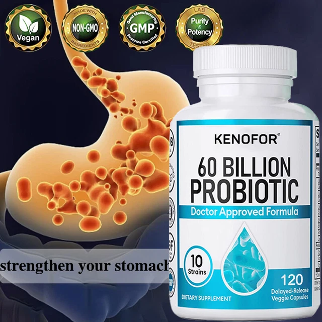 PROBIOTIC MULTI STRAIN High Strength Capsules, Digestive & Gut Health ...