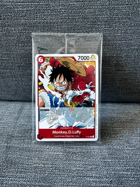 ONE PIECE TCG - Monkey D Luffy P-001, New and sealed, Super Pre Release Promo EUR 54,50 ...