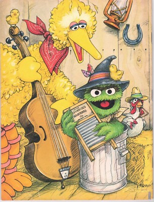 SESAME STREET MAGAZINE October 1981 Country Forgetful Jones Vintage CTW ...