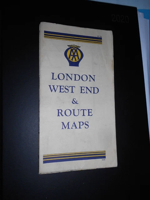 VINTAGE RAC ROUTE Map Of London 1960 £1.99 - PicClick UK