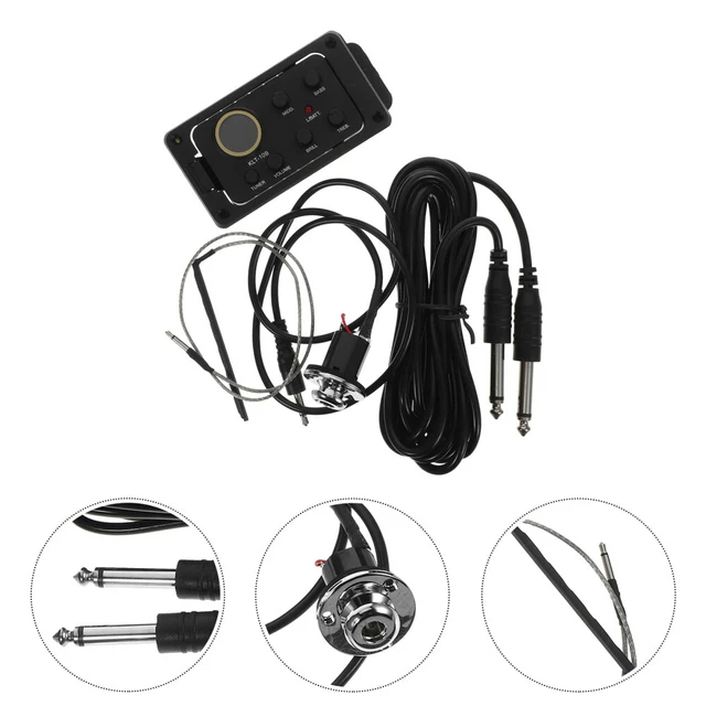 GUITAR PICKUP PIEZO Guitar Preamp Pickup Electric Guitar Tuner Piezo ...