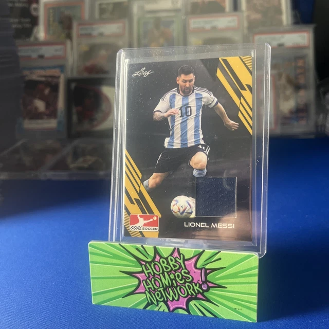 2023 LEAF GOAL Soccer Lionel Messi jeu patch d'occasion #J-10 EUR 3,91 ...
