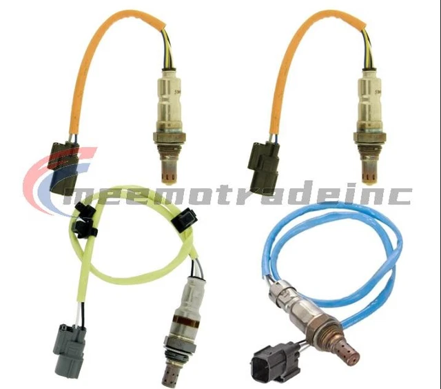 SET OF 4 Up+Downstream Oxygen Sensor For Honda Pilot 3.5L V6 2012 2013 ...
