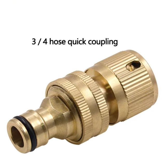 MALE FEMALE QUICK Connector Water Pipe Nozzle Hose Quick Connect Garden ...