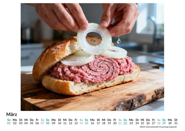 DEUTSCHE BROTZEIT-KULTUR EMMA Lehmann Kalender Deutsch 2026 FlipFlop ...