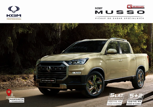 2025 MY KGM Musso Grand 01 / 2025 brochure catalogue SsangYong £5.99 ...
