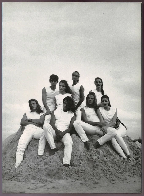 GIANNI VERSACE VERSUS catalog #6 S/S 1993 KATE MOSS DAVID BOALS HANSEL ...