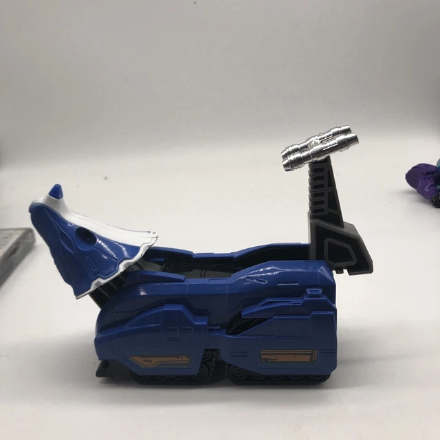 MIGHTY MORPHIN POWER Rangers Blue Triceratops Zord 1993 Bandai Megazord ...