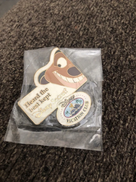 DISNEY VACATION CLUB Heard the Best Kept Secret Timon Lion King Pin New ...