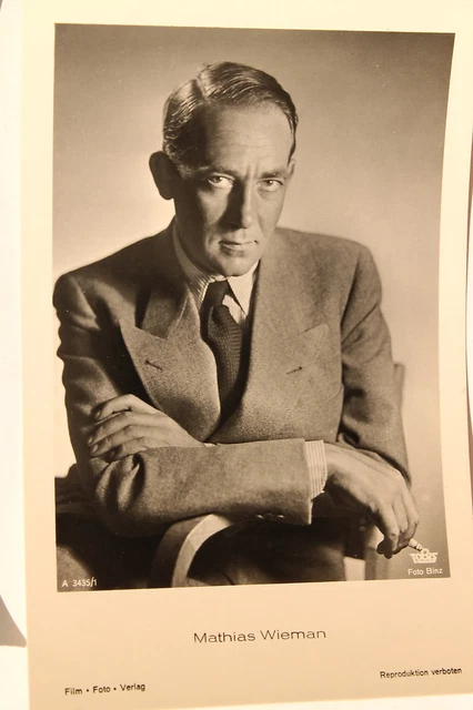 21360 ROSS PELÍCULA Foto Ak 3435/1 Mathias Wieman Con Cigarrillo Um ...