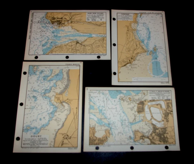 RARE D-DAY OVERLORD Planning maps for Allied invasion of FRANCE - WW2 ...
