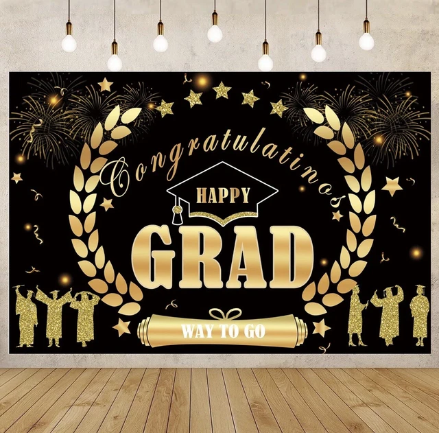 GRADUATION BACKDROP, GRADUATION Banner, Background Photo Props ...
