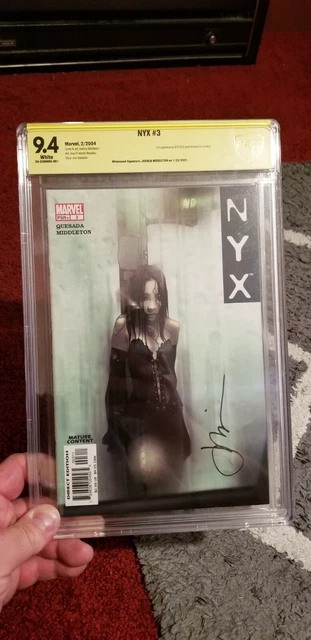 NYX 3 FIRST appearance of Laura Kinney 9.4 Signed by Josh Middleton ...