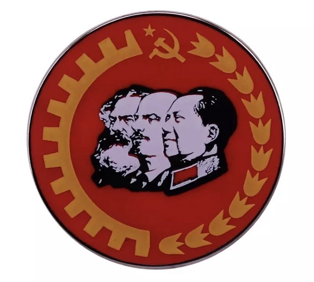 LENIN MAO MARX USSR Soviet Union CCCP Communist Party Metal Pin Badge £ ...