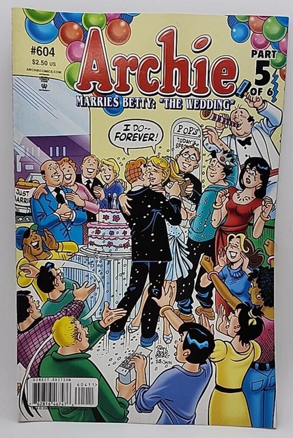 ARCHIE MARRIES BETTY: The Wedding Comic Book #604 EUR 4,82 - PicClick FR