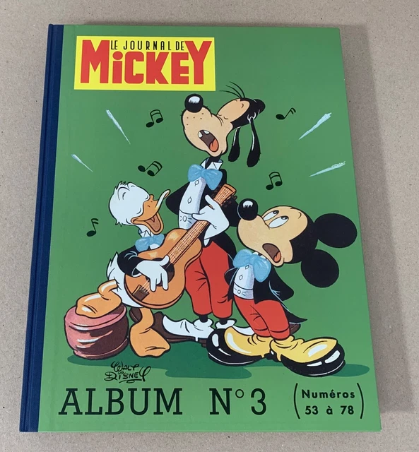 ALBUM LE JOURNAL de MICKEY N°3 du N° 53 à 78 Année 1953 EUR 300,00 ...