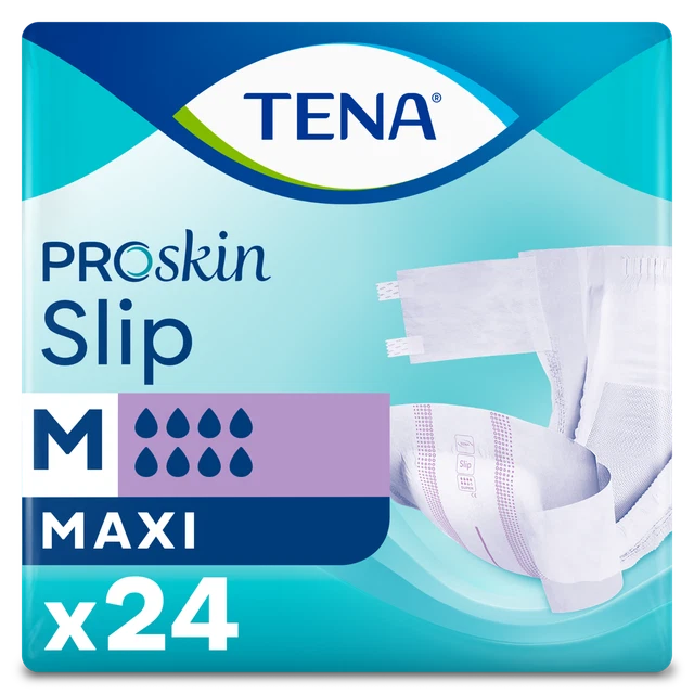 TENA SLIP MAXI Absorbency Adult Nappy or Diaper - Size Medium - 1 x ...