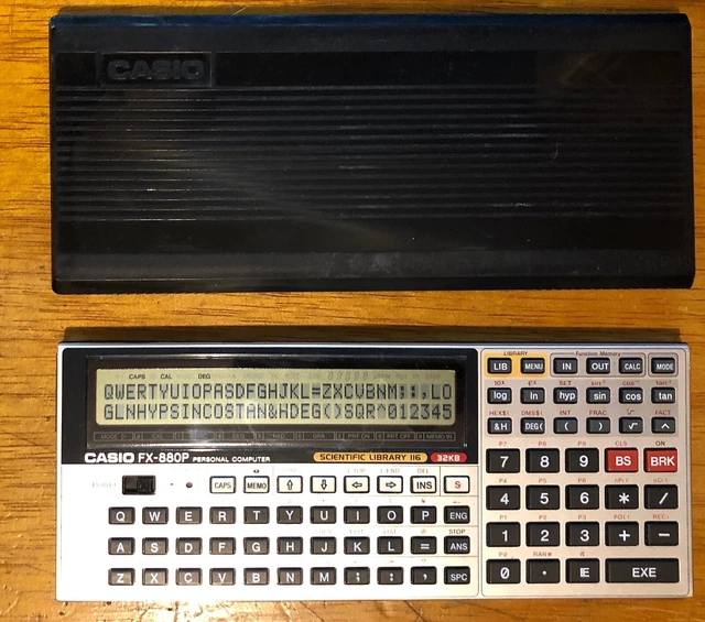 CASIO FX-702P - Calculatrice Scientifique Programmable - BASIC - Pocket ...