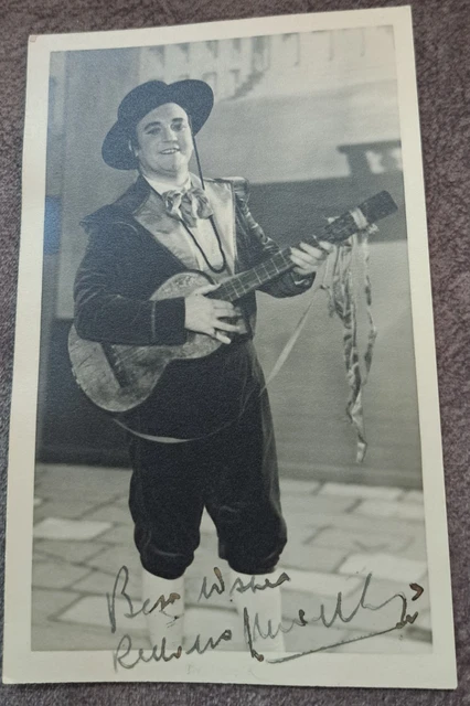 SIGNED RP POSTCARD Redvers Llewellyn Opera singer The Barber of Seville ...