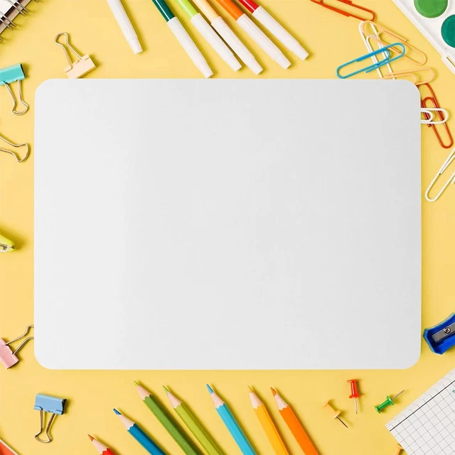 2 PCS INDIVIDUAL Dry Erase Board Drawing Whiteboard Classroom Lapboard ...