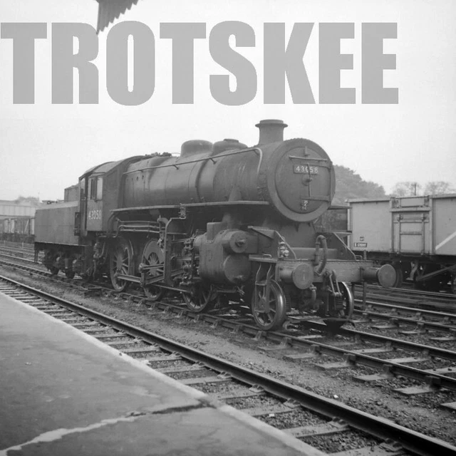 LARGER NEGATIVE BR British Railways Steam Loco 43058 Class 4MT ...
