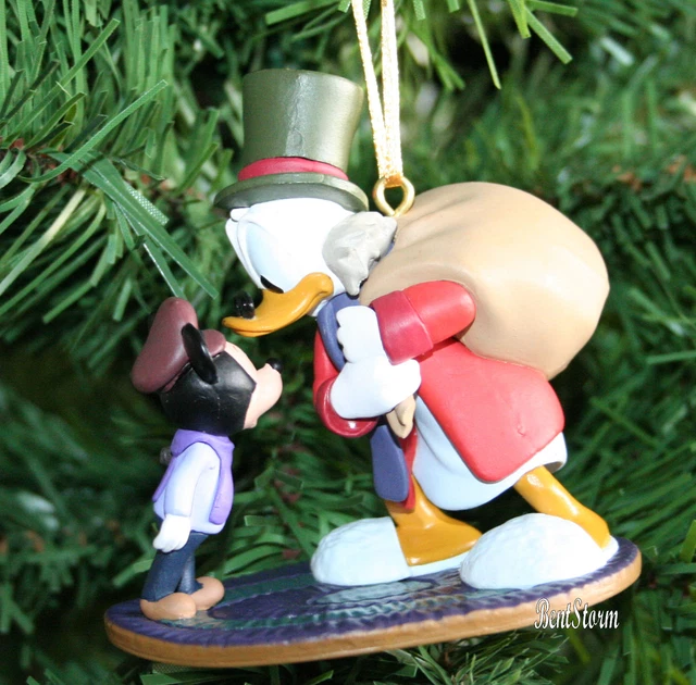 CUSTOM DISNEY EBENEZER Scrooge McDuck Tiny Tim Mickey Christmas Carol ...