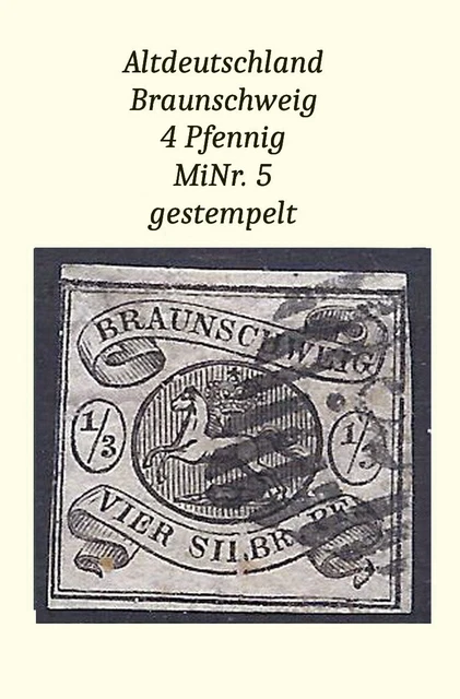 AD BRAUNSCHWEIG MINR. 5 - 4 Silber Pfennig, sehr schöne Marke EUR 59,45 - PicClick DE