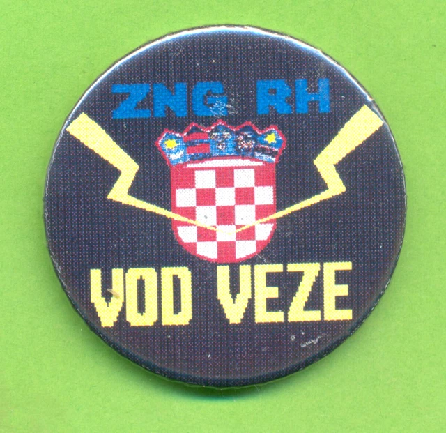 🔴CROATIA ARMY ZNG RH - VOD VEZE COMMUNICATION PLATOON, breast badge ...
