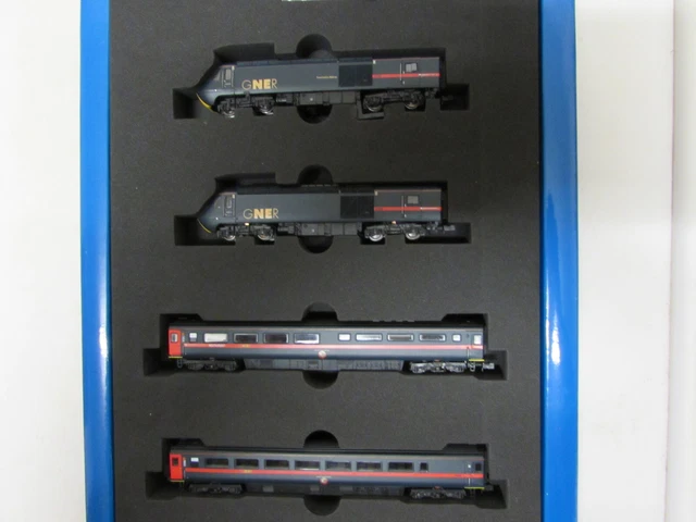 DAPOL 2D-019-008 CLASS 43 HST 4-car Bookset, GNER blue 43106/43109 MIB ...