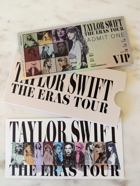 TAYLOR SWIFT THE Eras Tour VIP Merch Box Exclusive 10 Postcard Set with ...